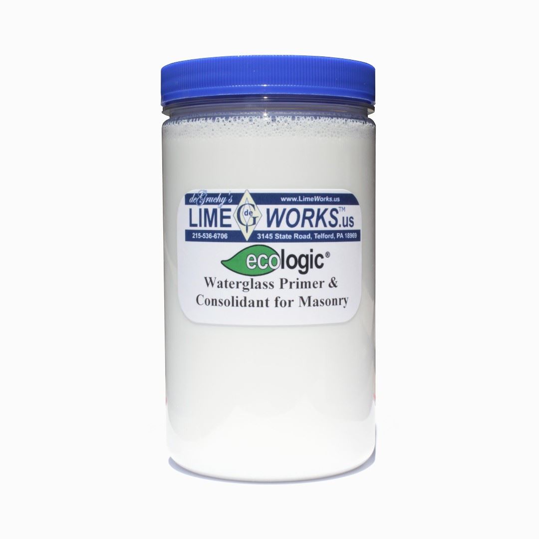 Soft Stone and Brick Solidifier - Ecologic™ Waterglass - LimeWorks.us