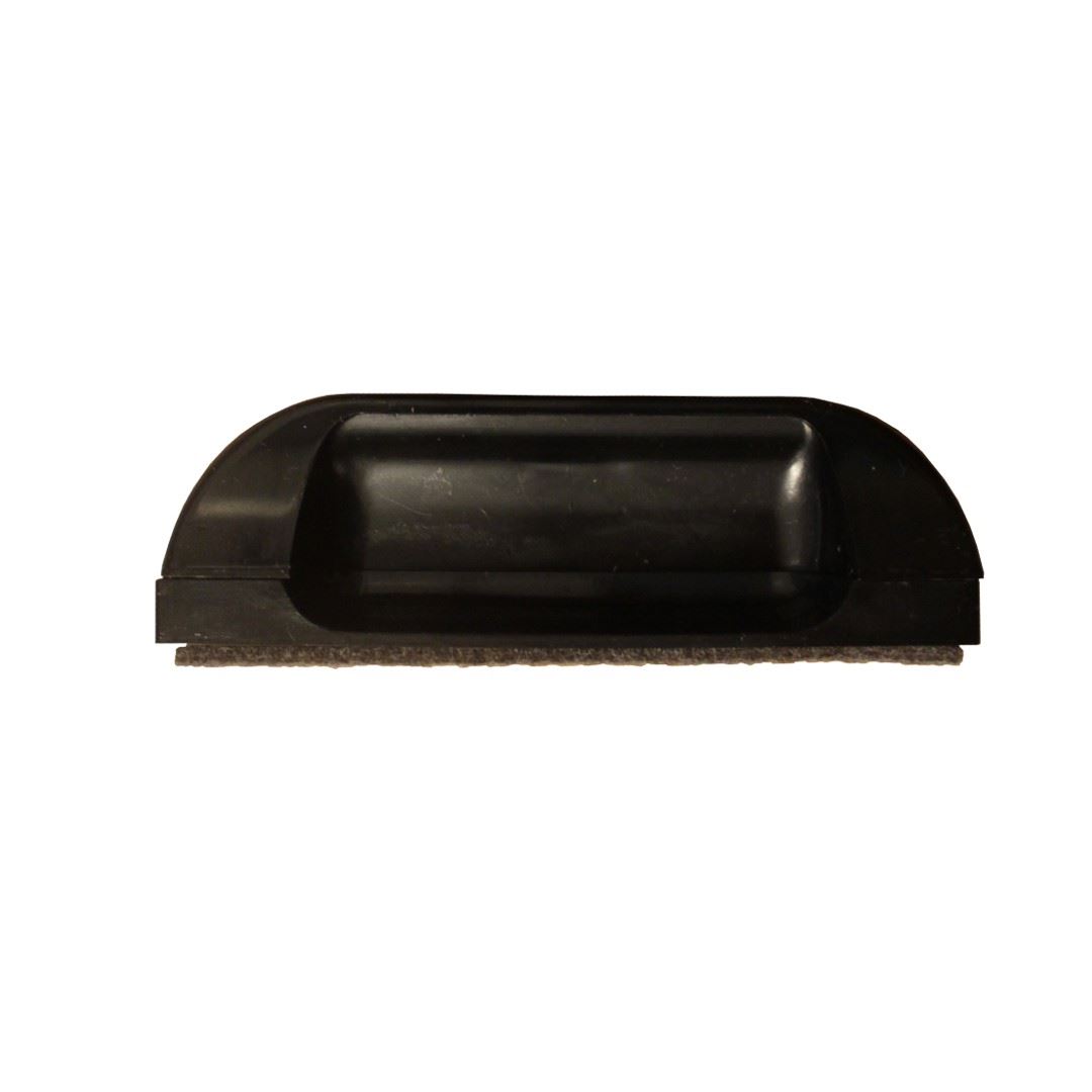 Perma-Grit Black Plastic Block Holder with Felt Pad - LimeWorks.us