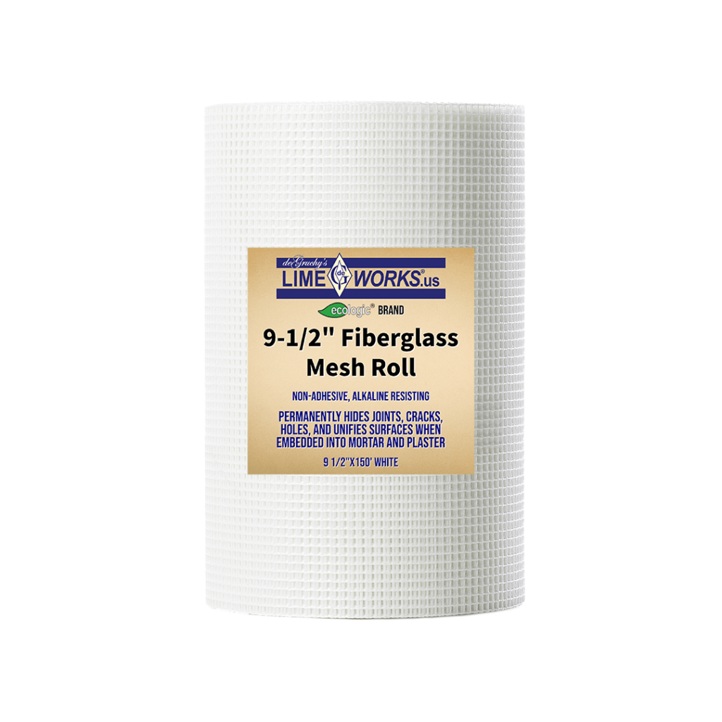 Ecologic™ Brand Fiberglass Mesh Roll 9-1/2" x 150' - White - LimeWorks.us