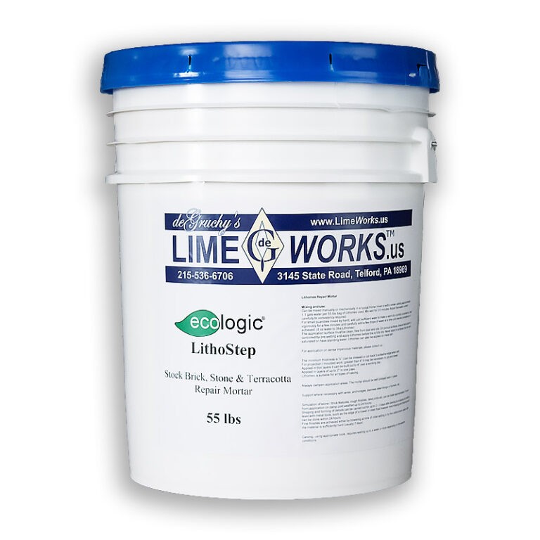 Brick and Stone Repair Material - Ecologic™ LithoStep - LimeWorks.us