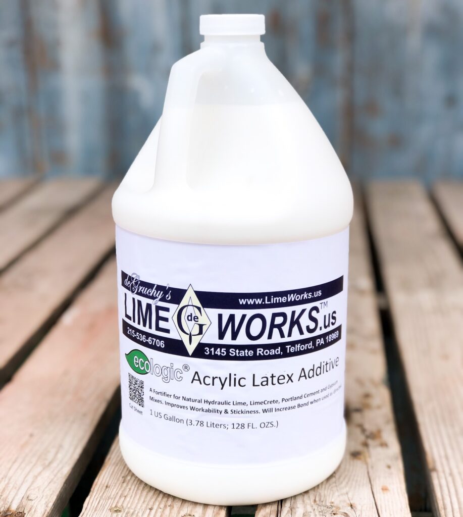 Ecologic™ Acrylic Latex Additive - Masonry Supplements - LimeWorks.us